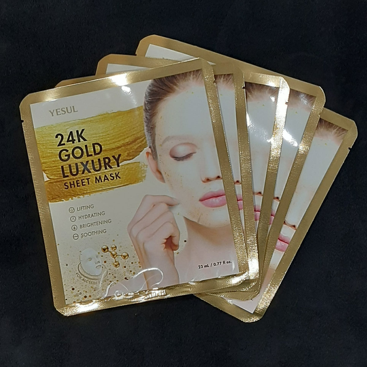 24K Gold Luxury Sheet Mask – Studio28 Boutique